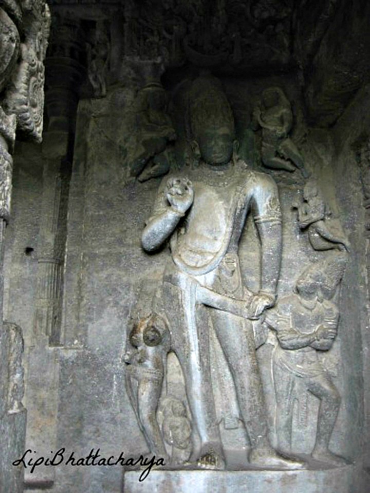Sculpture of Bodhisatva Vajrapani - Ellora Caves | Learning and ...