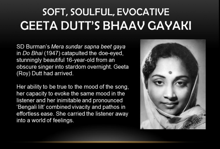 Geeta Dutt - The Skylark Who Sang From The Heart | By Antara