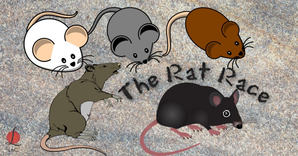 The Rat Race | Morning Meanderings 64 by Santosh Bakaya | LnC