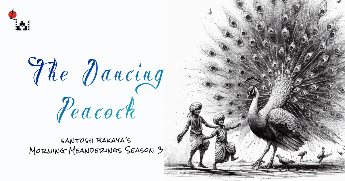 12 the dancing peacock | Learning and Creativity - Silhouette