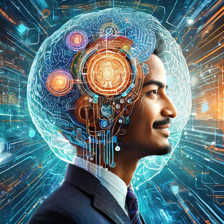AI and human mind | Learning and Creativity - Silhouette