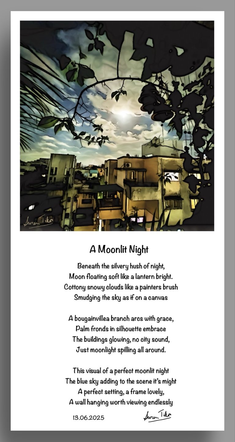 A Moonlit Night – Photo Poem | By Dr Surinder K Tikoo | LnC
