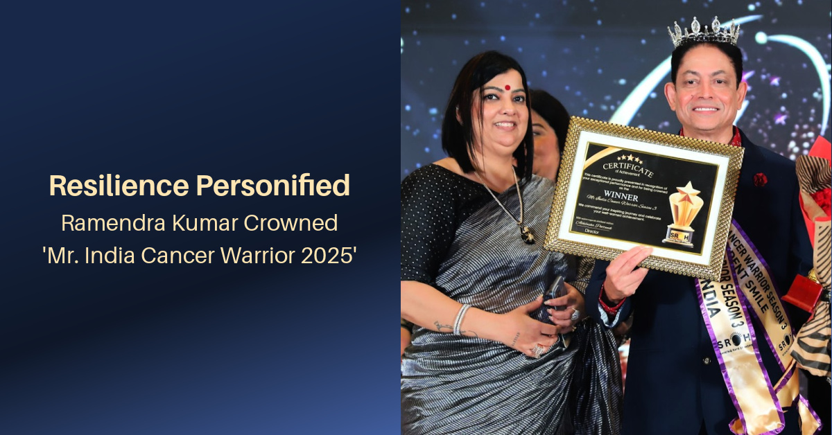 Ms. and Mr. India Cancer Warrior Pageant – winner Ramendra Kumar ...